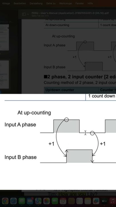 Encoder connecting to Mitsubishi FX5U PLC using I/O Counter - YouTube