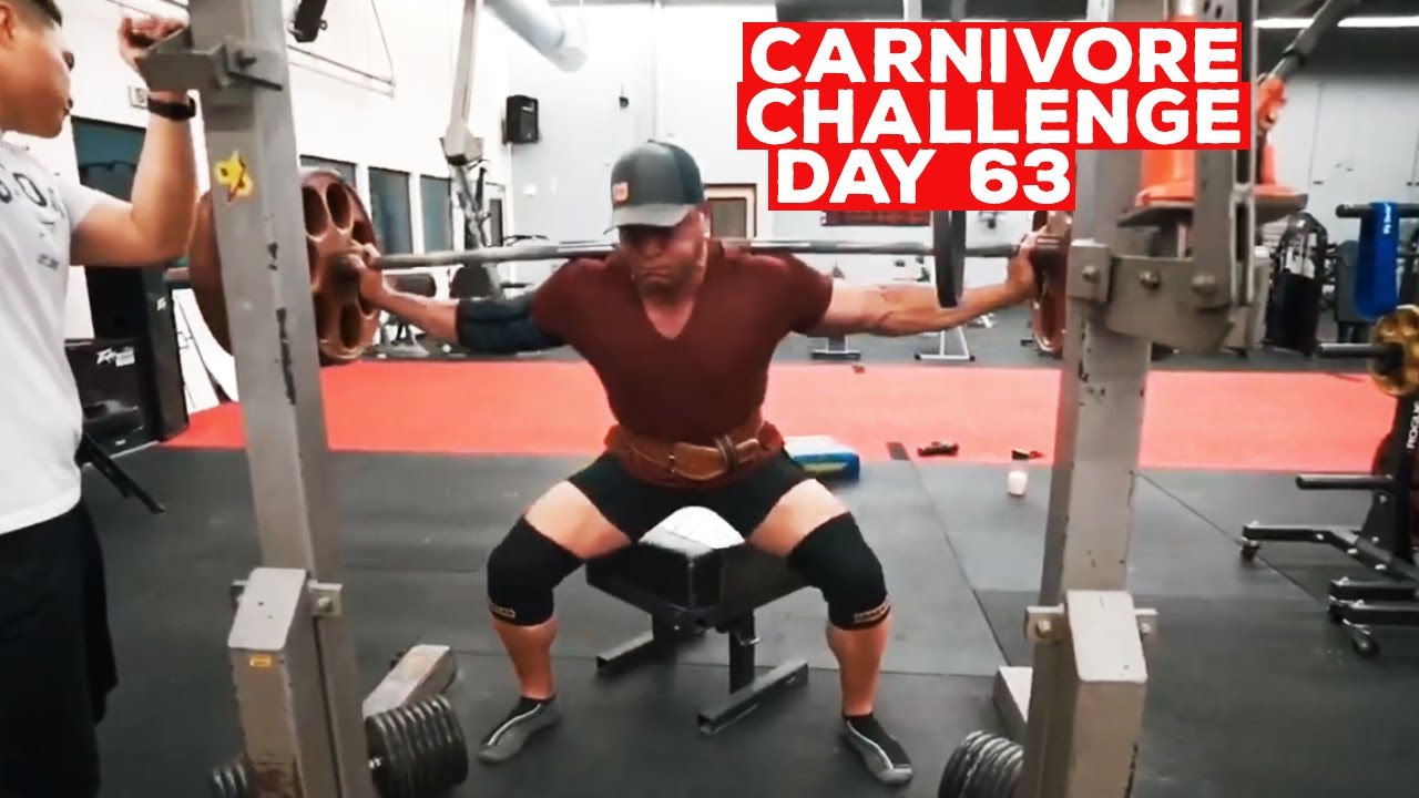 505 x 10 Squat and Fast Food | Day 63 of Carnivore 100 Mark "Smelly ...