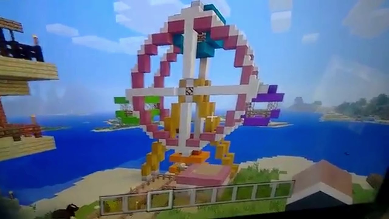 Minecraft: Giant Ferris Wheel - YouTube