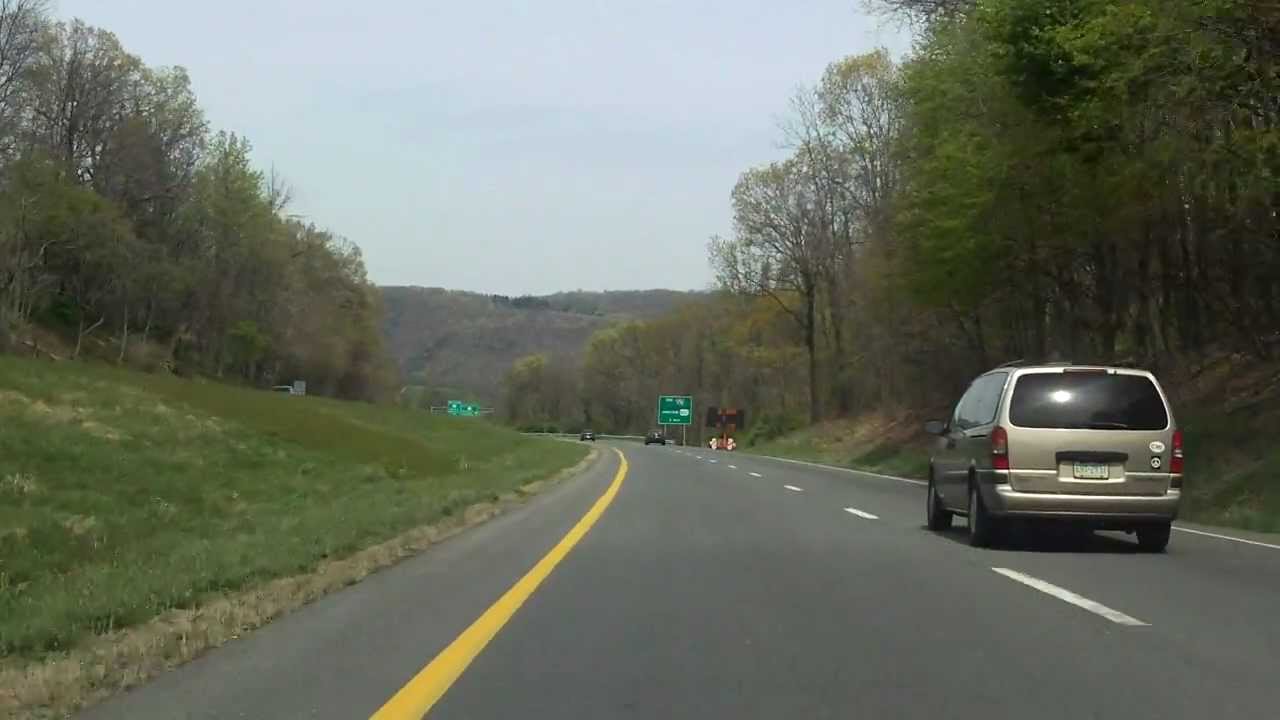 Morgantown Expressway (Interstate 176 Exits 7 to 11) northbound - YouTube