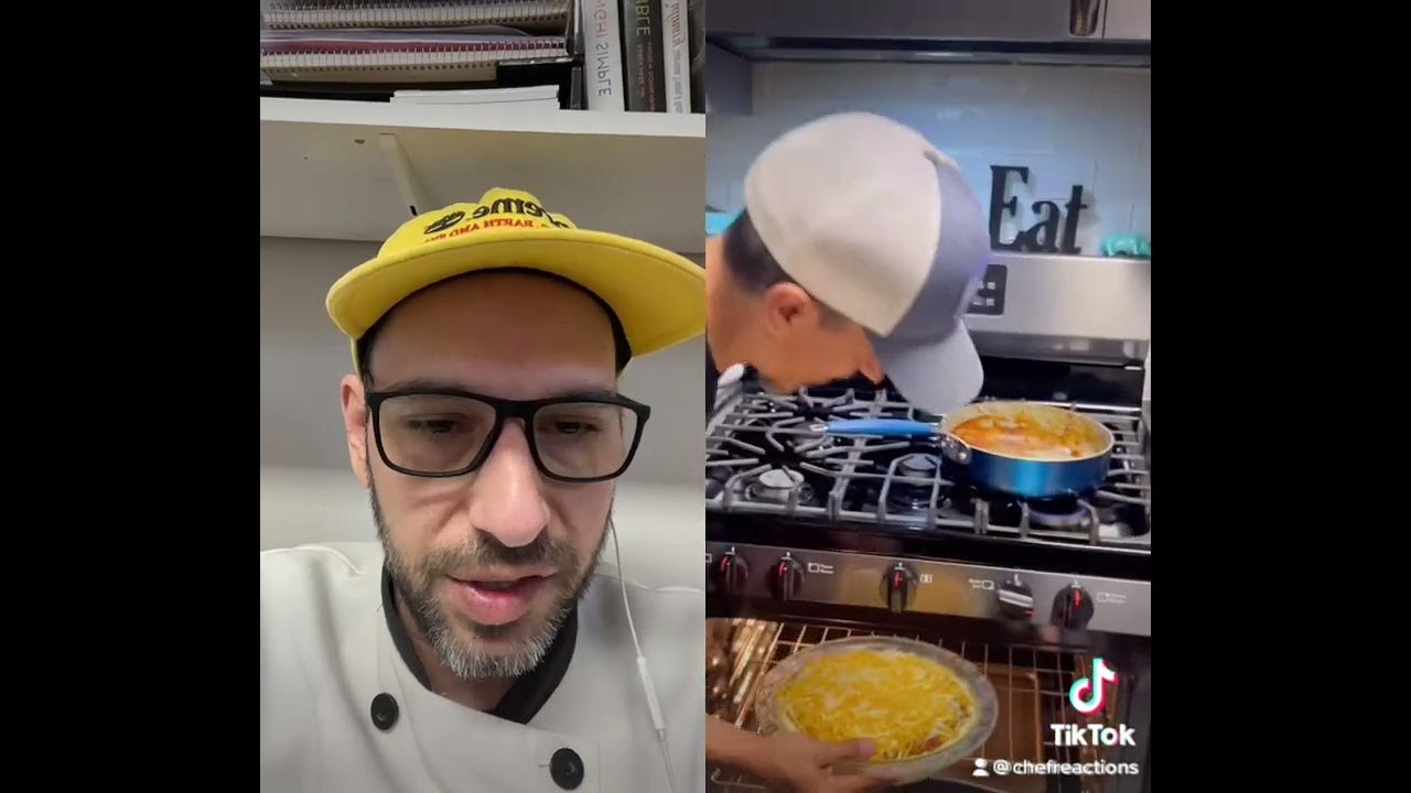 Chef Reacts to Tiktok stunt food - @chefreactions - YouTube