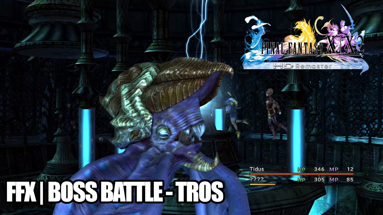 Final Fantasy X/X-2 HD Remaster - FFX | Boss Battle - Tros [Nintendo ...