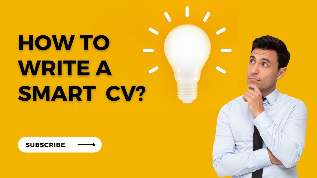 How to Write a Smart CV|CV Writing Format - YouTube