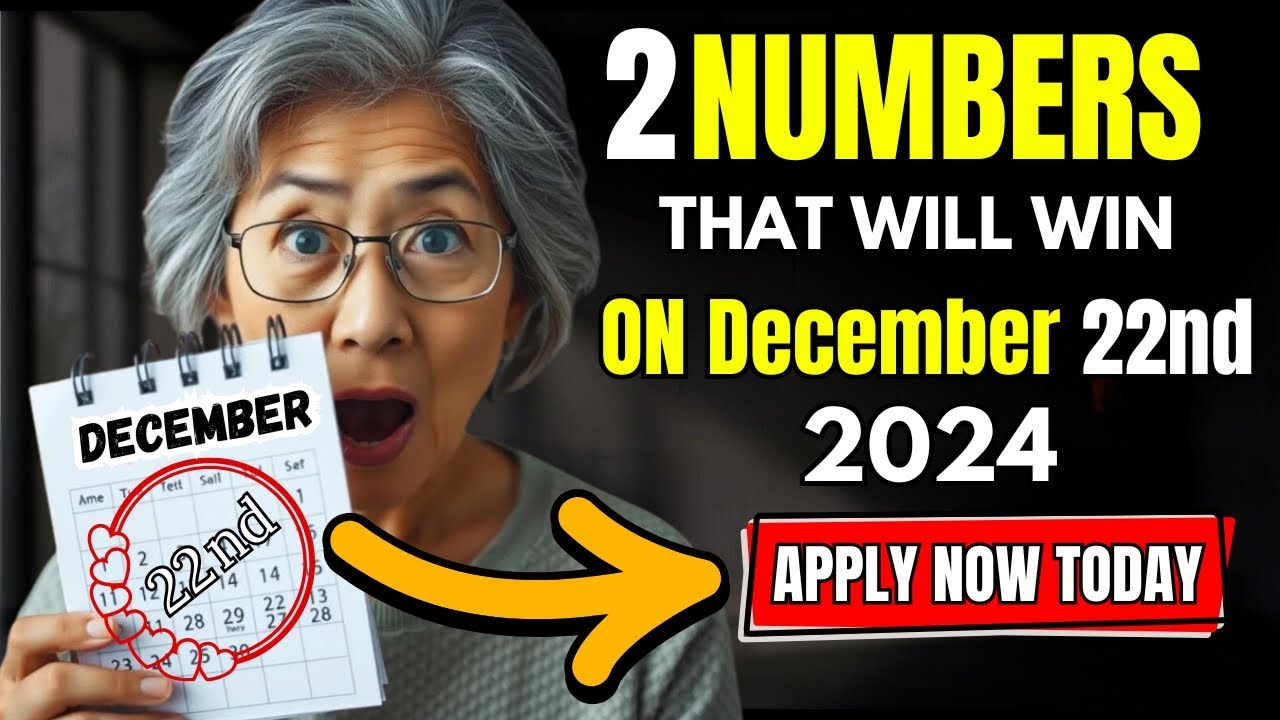 "Lucky Numbers: 2 Hot Numbers to Attract Wealth & Success on December ...