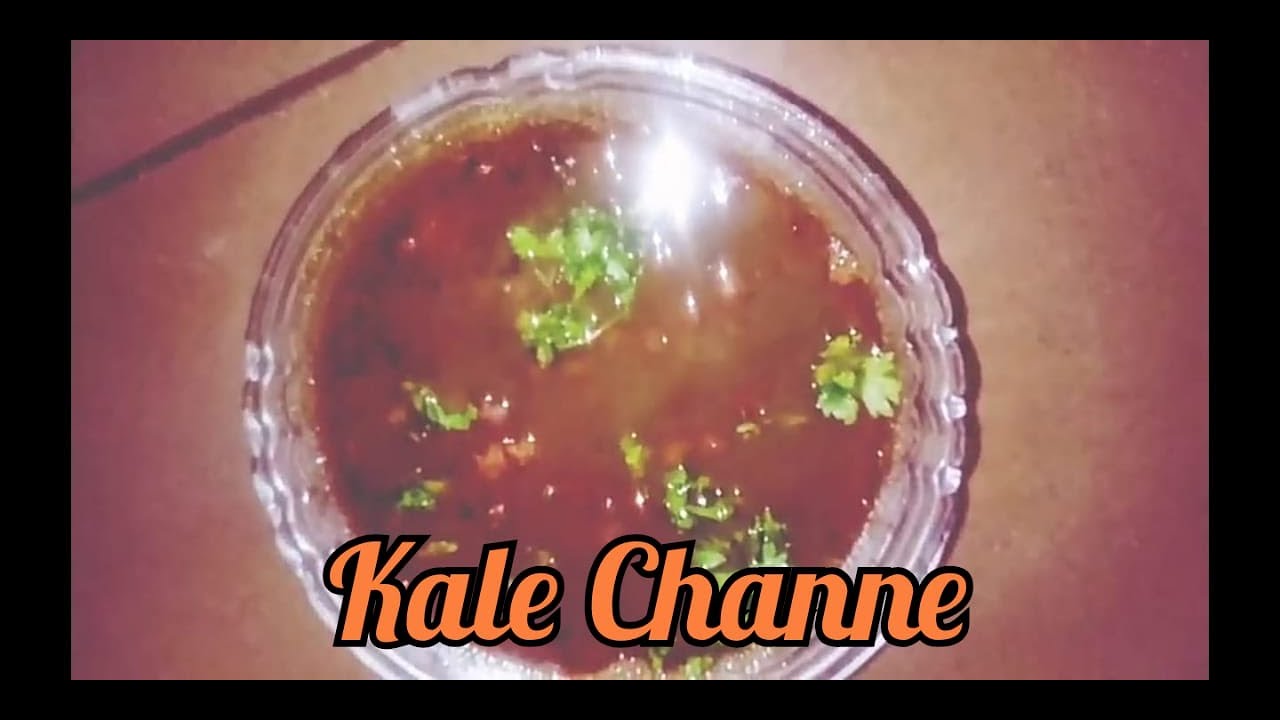 Kale Chole /Black Chick Pea Curry - YouTube