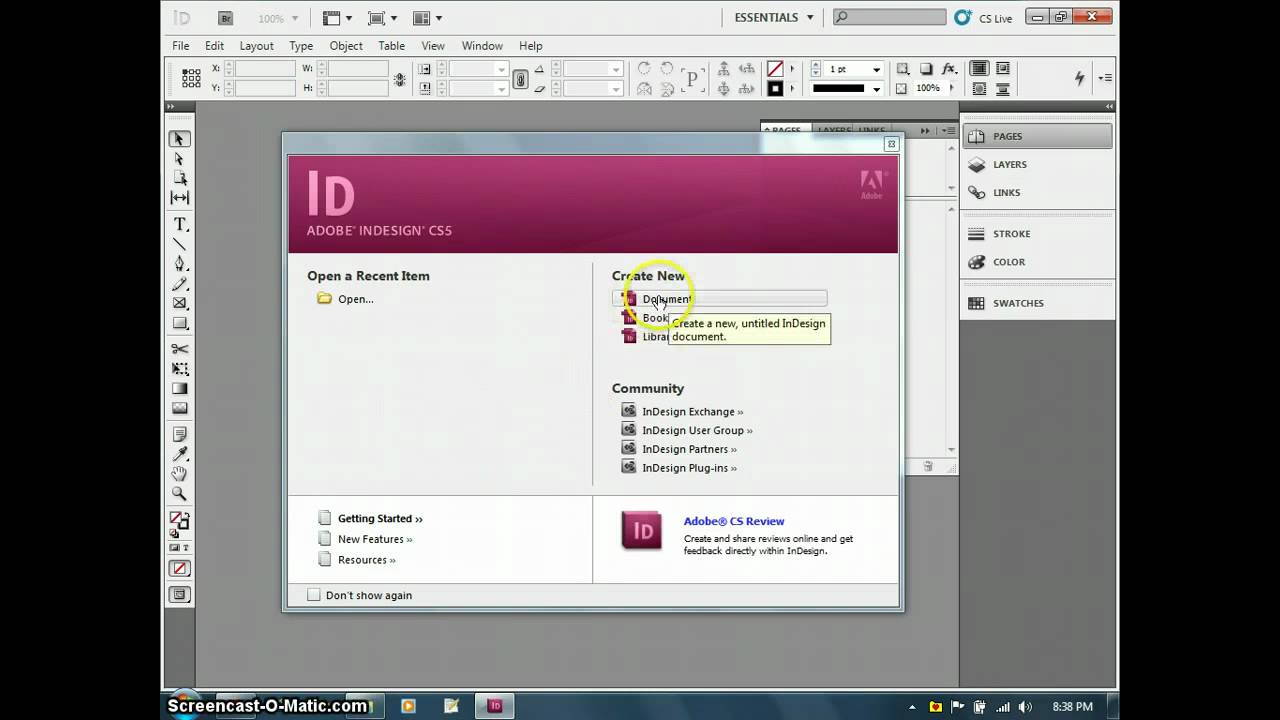 InDesign CS5 Quick Overview - YouTube