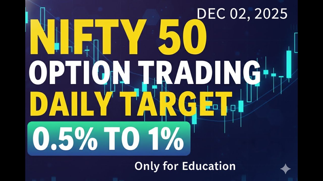 Nifty 50 options with a clear daily target of 0.5% to 1% - 02/12/2025 ...