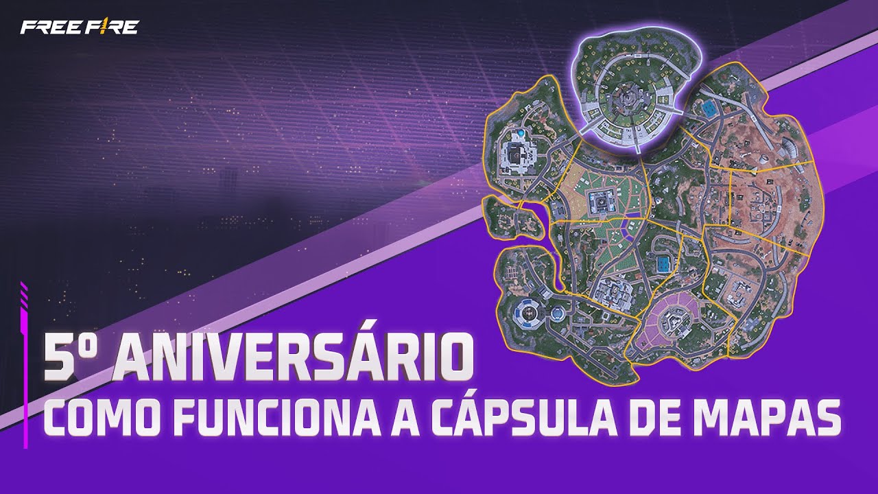 Como funciona a Cápsula de Mapas | 5º Aniversário do Free Fire! - YouTube