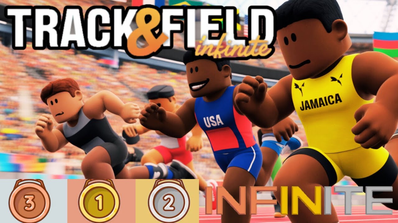 Battling ninjas on Roblox Track and Field INFINITE #robloxedit # ...