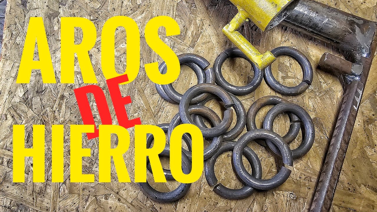 Aros de HIERRO con HERRAMIENTA casera - YouTube