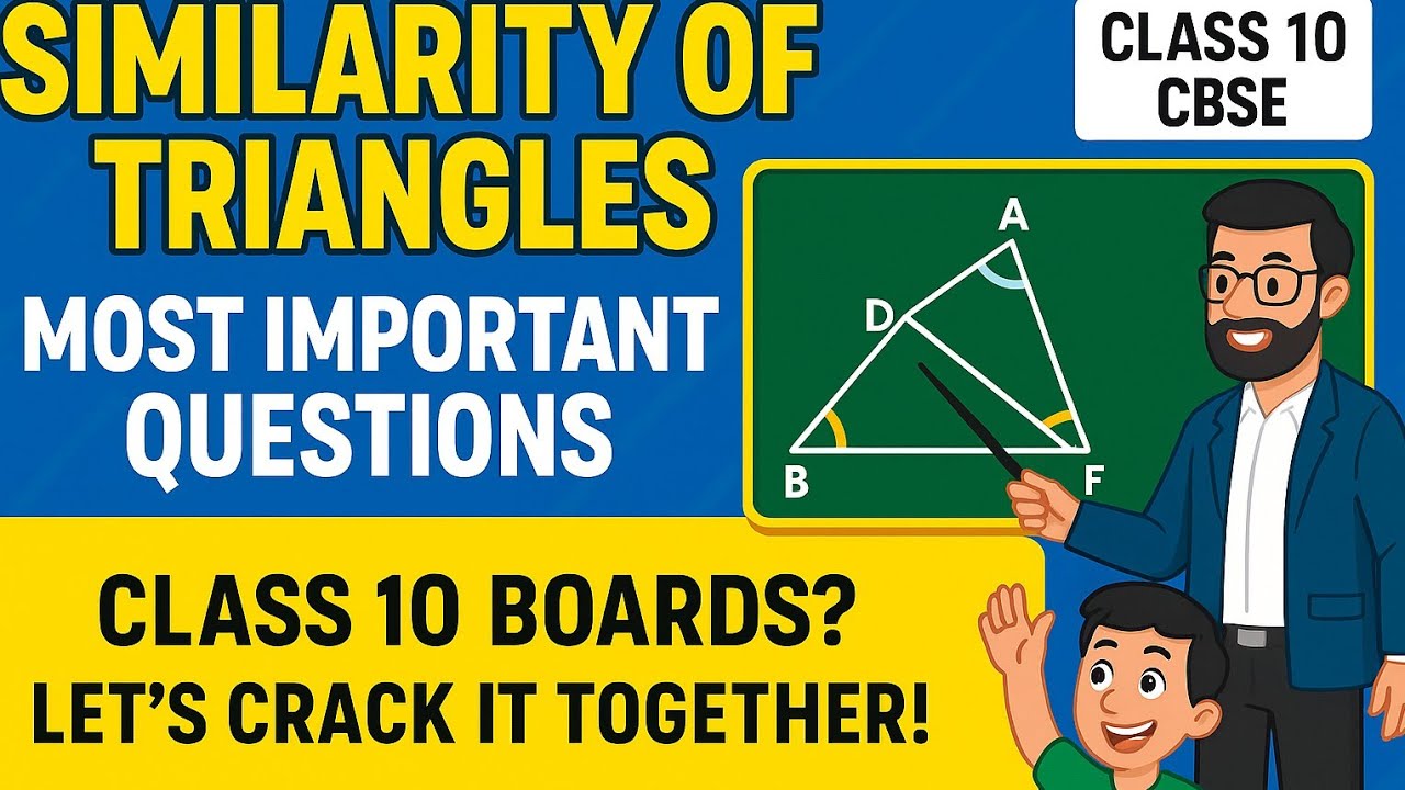 🏆🙌Don’t Just Study Hard, Study Smart! | Similarity of Triangles ...