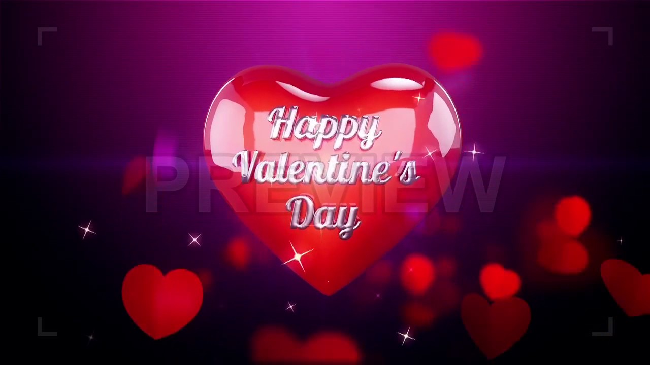 Valentines Day Stock Motion Graphics - YouTube