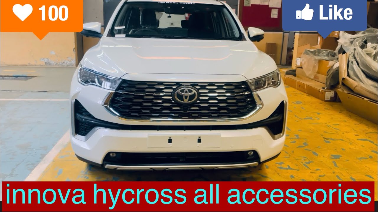 INNOVA HYCROSS ALL GENUINE ACCESSORIES INSTAT TOYOTA HYCROSS 2025 - YouTube