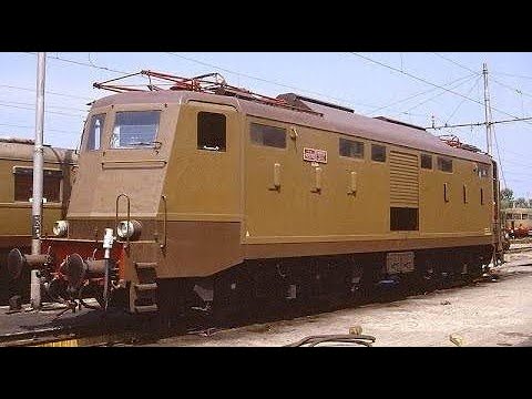 Lima FS E424.143 Electric Locomotive pulling Long Lima / Jouef SNCF / FS / SBB / DB Freight ...