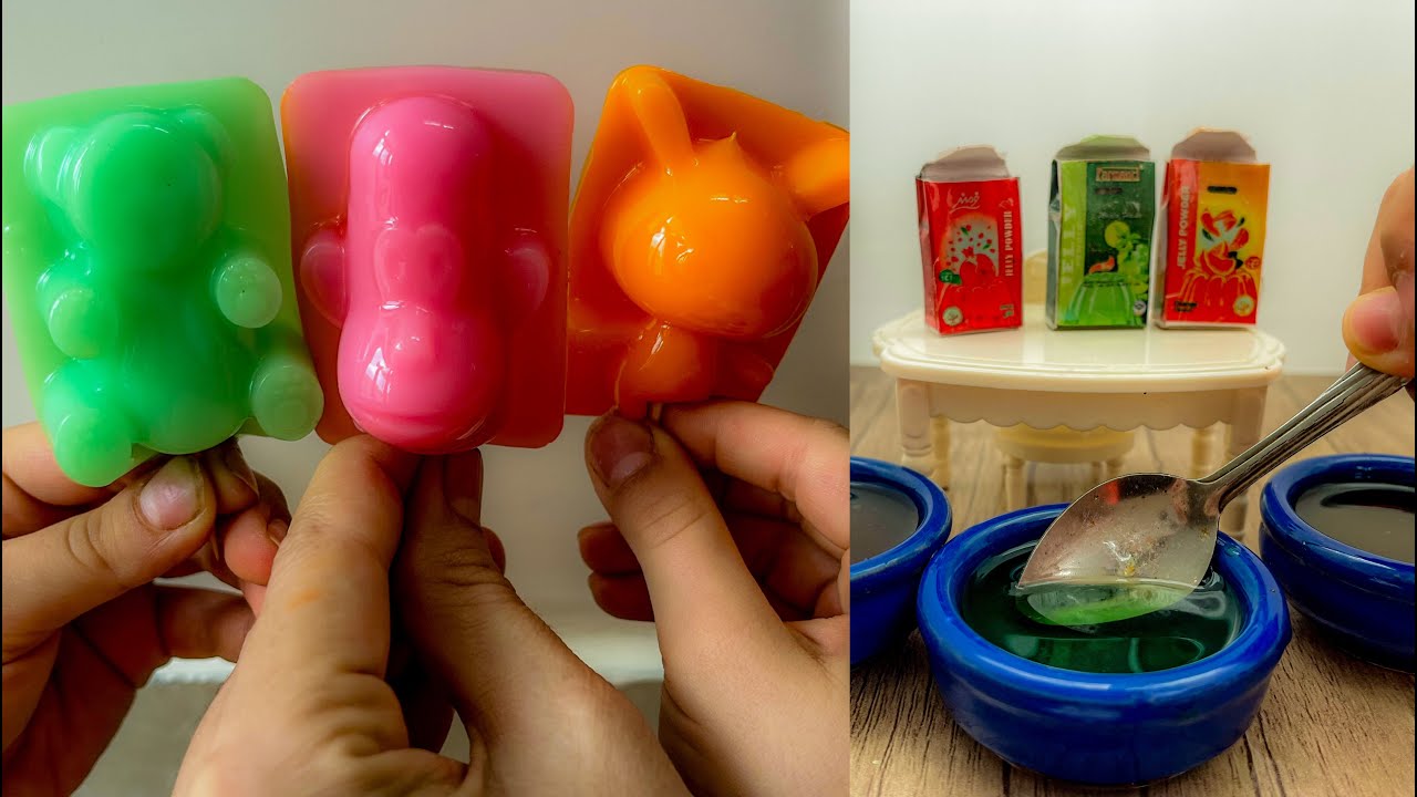 How to make tiny cute jelly for kids 🧒 | delicious tiny jelly - YouTube