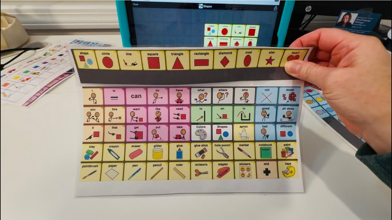 Printed Core, Topic, & Fringe from Proloquo2Go Use if Device not ...
