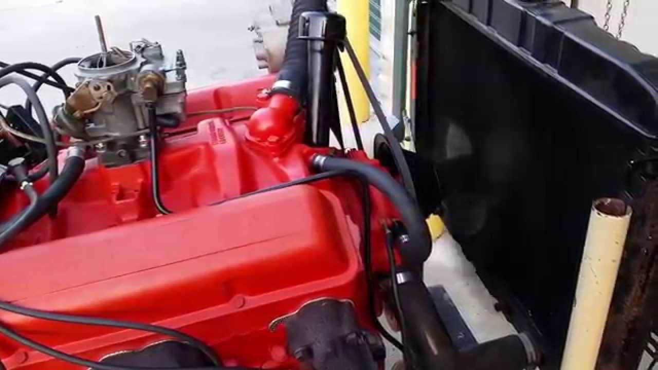 1967 283 Chevy small block engine from a Chevelle Malibu - YouTube