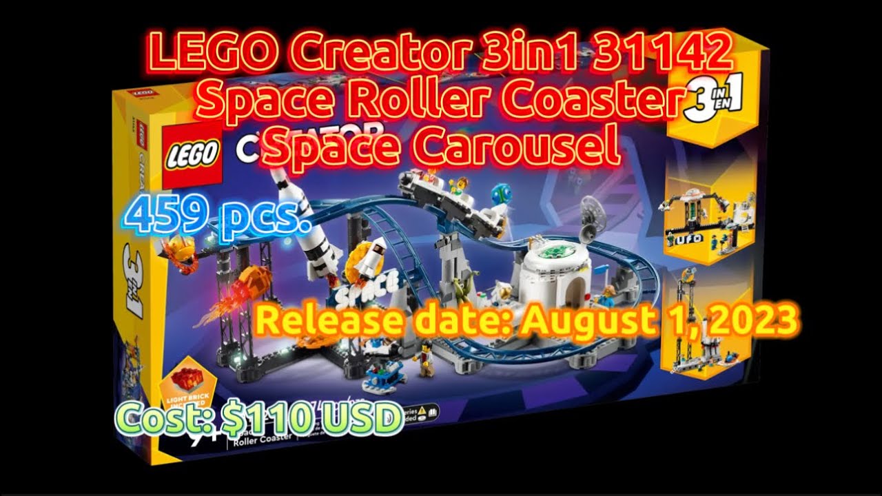 LEGO Speed Build - 31142: LEGO Creator 3in1 - Space Roller Coaster: Space Carousel (Complete ...