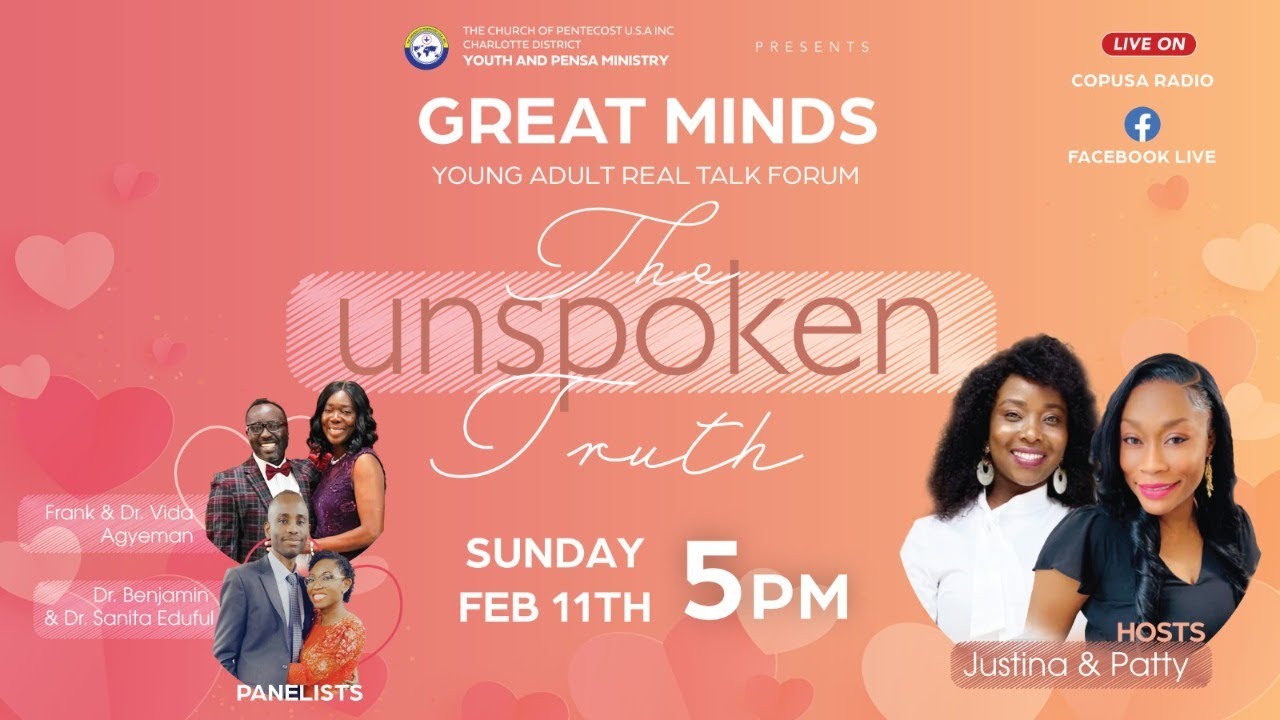 GREAT MINDS SHOW | SEASON 7 | EPISODE 2 | THE UNSPOKEN TRUTH - YouTube