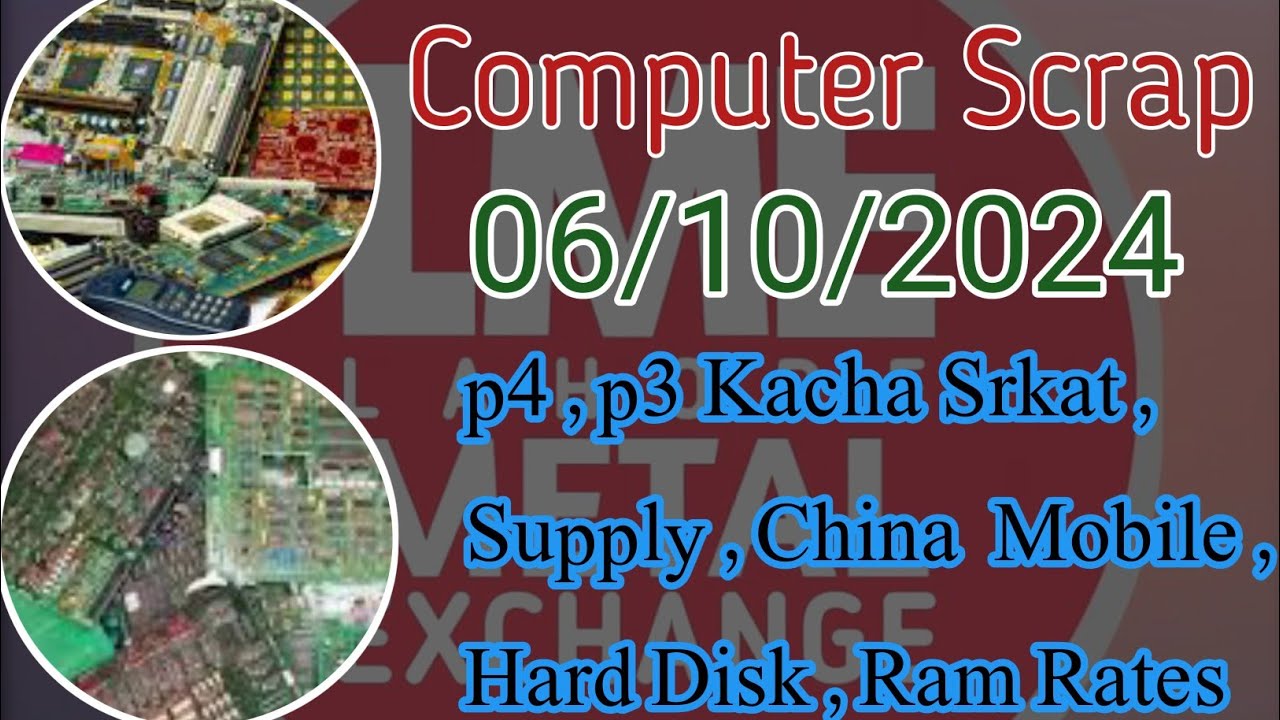 LME Scrap Update || E-Scrap Rate Update || By LME Scrap Update - YouTube