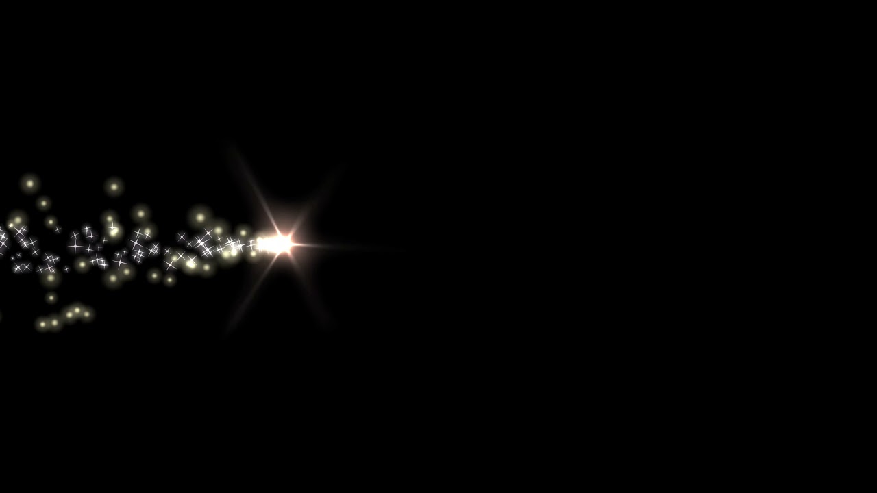 magic particles black screen video - YouTube