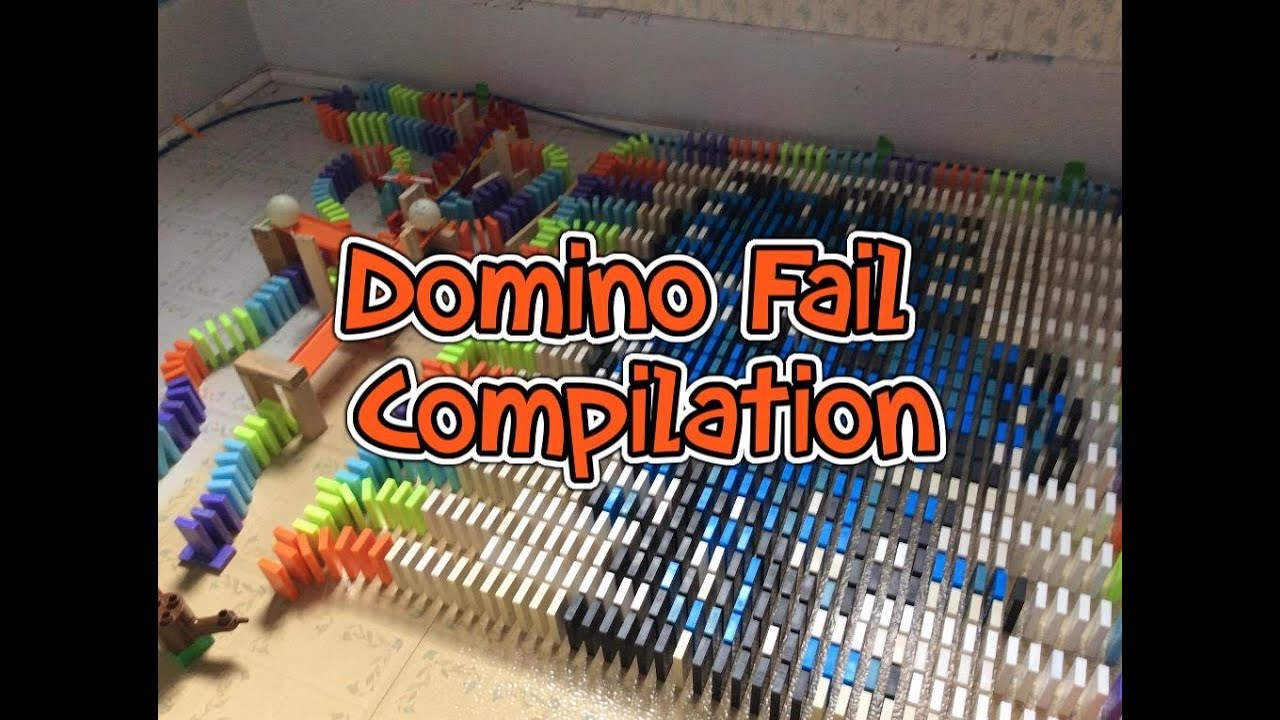 Huge Domino Fail Compilation - YouTube