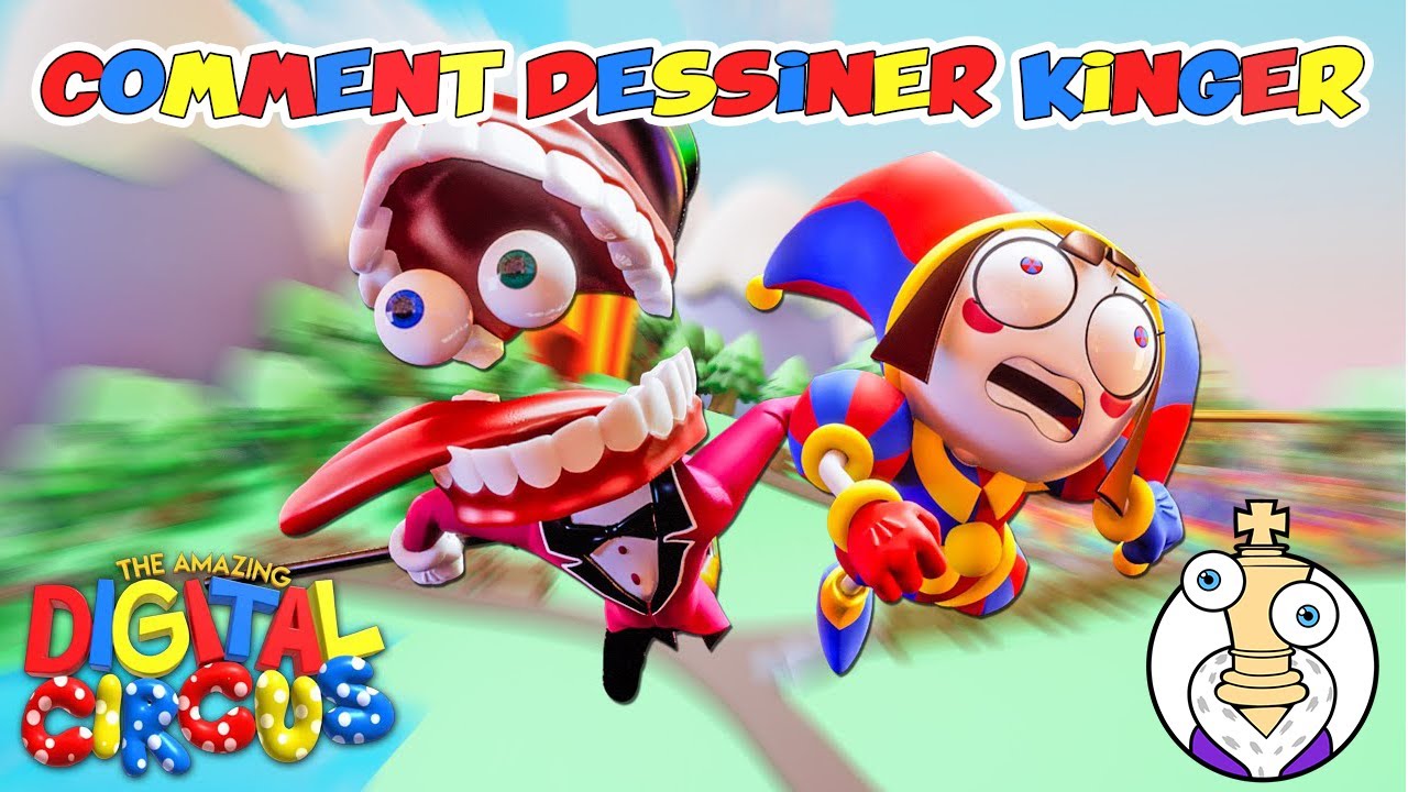Dessiner KINGER the amazing digital circus - YouTube