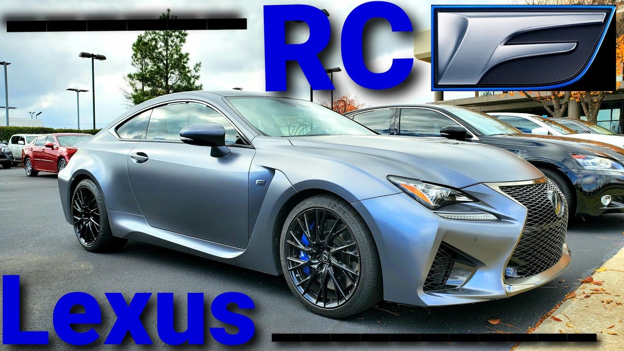 Lexus RC-F Matte Nebula Gray 10th Anniversary Edition - YouTube