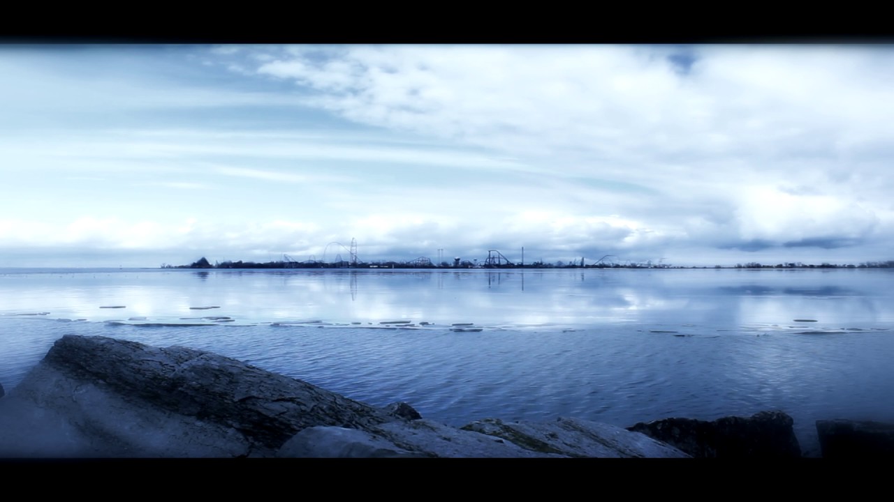 Cedar Point Winter Skyline - YouTube