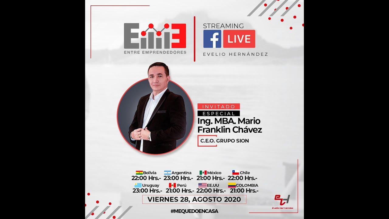 Entre Emprendedores. Entrevista al Ing. Mario Franklin Chávez - YouTube