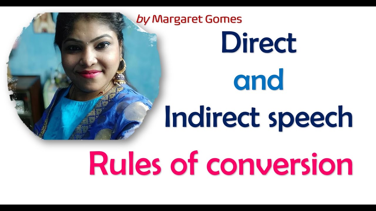 Rules for converting direct to indirect speech - YouTube