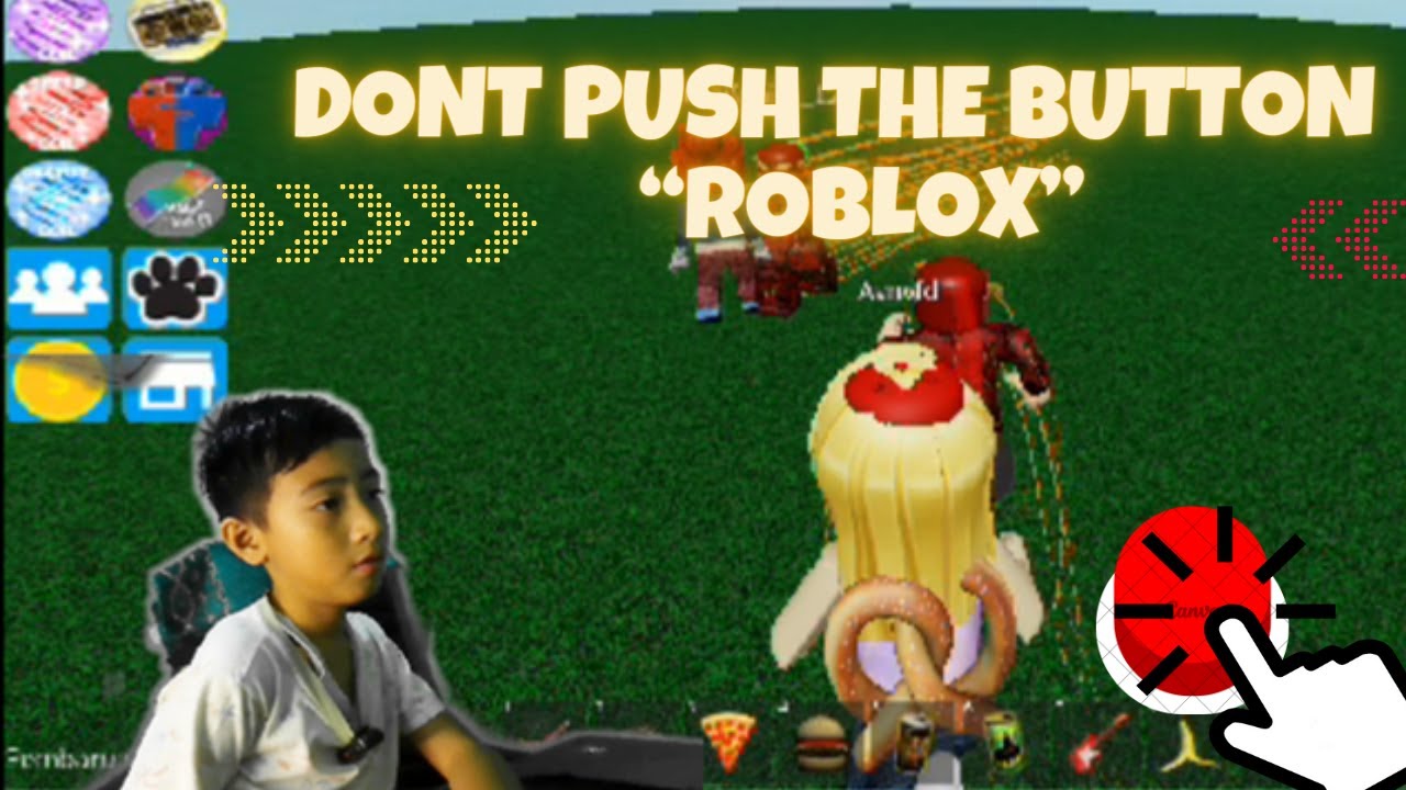 belajar ngonten game roblox "dont push the button" sport jantung gaes # ...