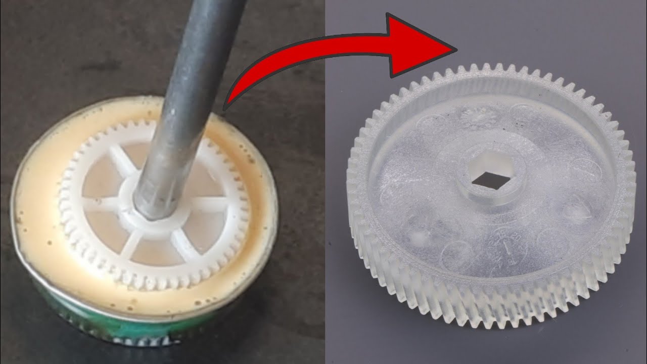 How to make Gear Wheel | Resin Gear - YouTube
