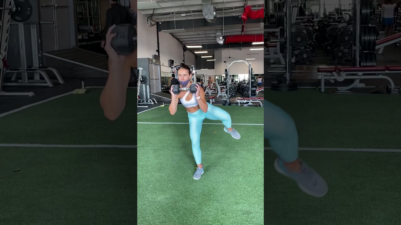 DB Reverse Lunge to Abduction - YouTube