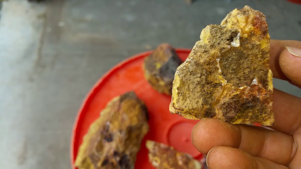 65A gold ore sample - YouTube