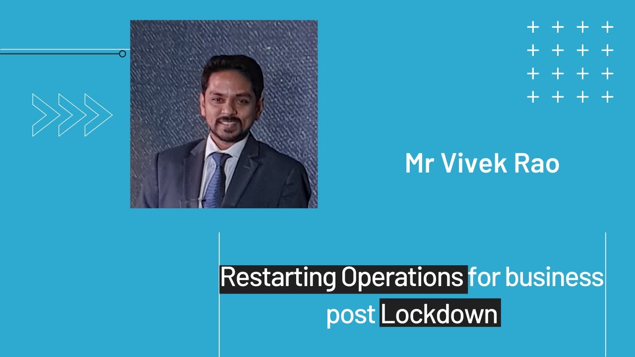 Mentor Webinar | Restarting Operation For Businesses Post Lockdown - YouTube