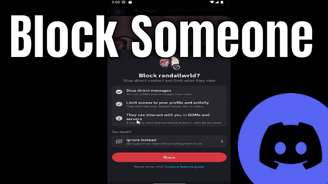 How to Block Someone on Discord! (2026) - YouTube