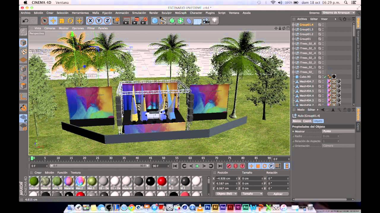 STAGE 3D CINEMA 4D - YouTube
