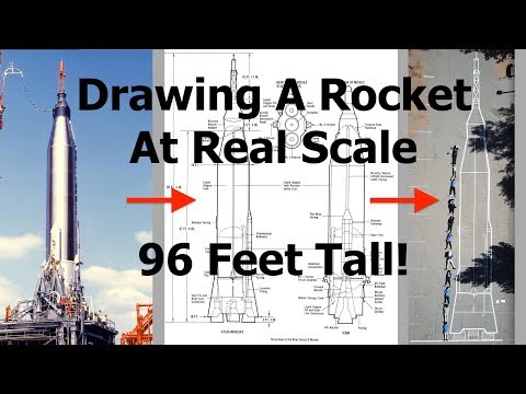 Space Shuttle Scale Drawing