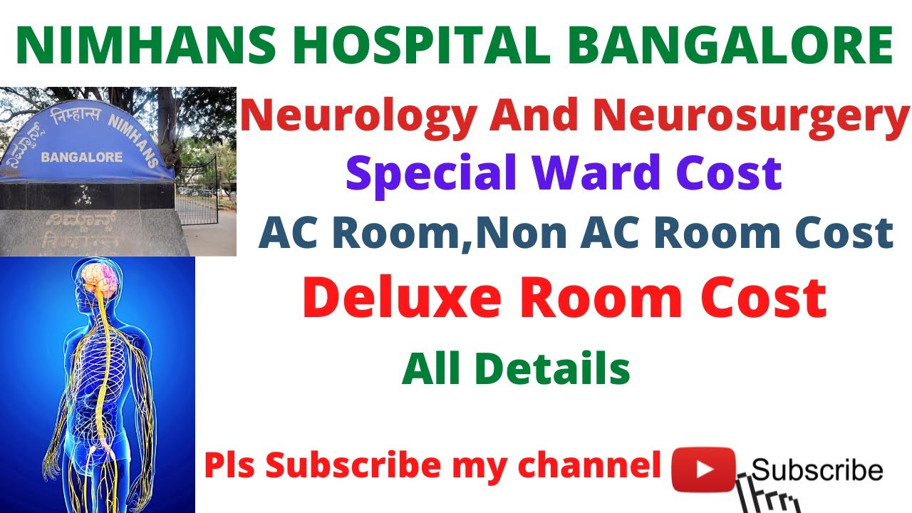 NIMHANS Hospital Bangalore// Neurology and neurosurgery Special wards ...