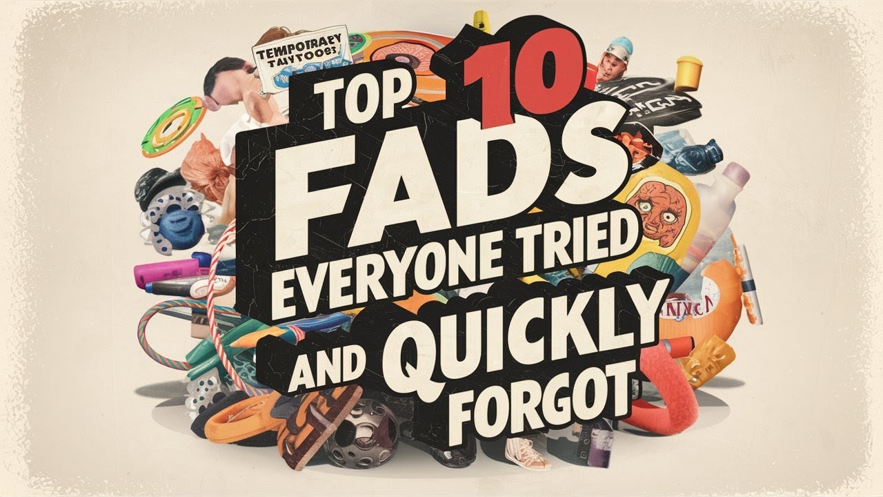 Top 10 Fads Everyone Tried and Quickly Forgot - YouTube