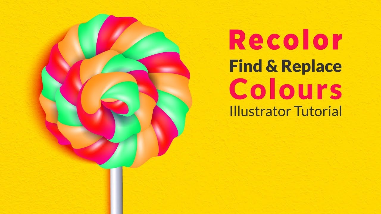 Adobe Illustrator Tutorial: How to Change the Easily Recolor Artwork ...