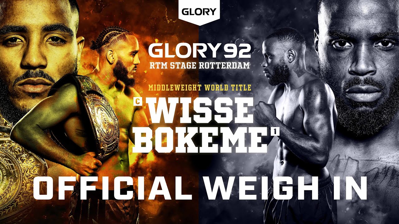 GLORY 92 Official Weigh In - YouTube