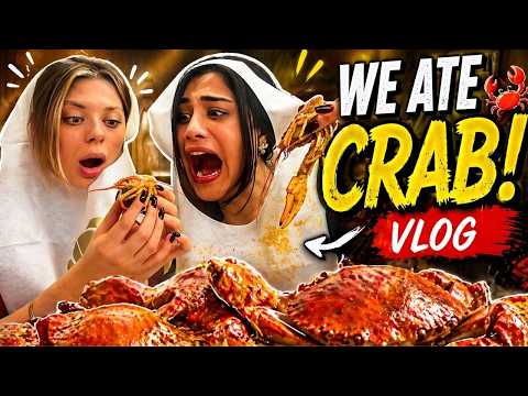 TIRNAKÇIDAN KOVULDUK! YENGEÇ ISTAKOZ YEDİK (Çocukluk arkadaşımla bir gün vlog)