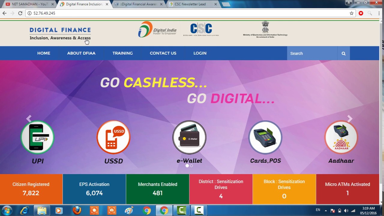 Apna Csc Digital Financial Inclusion service Training videos and Full ...