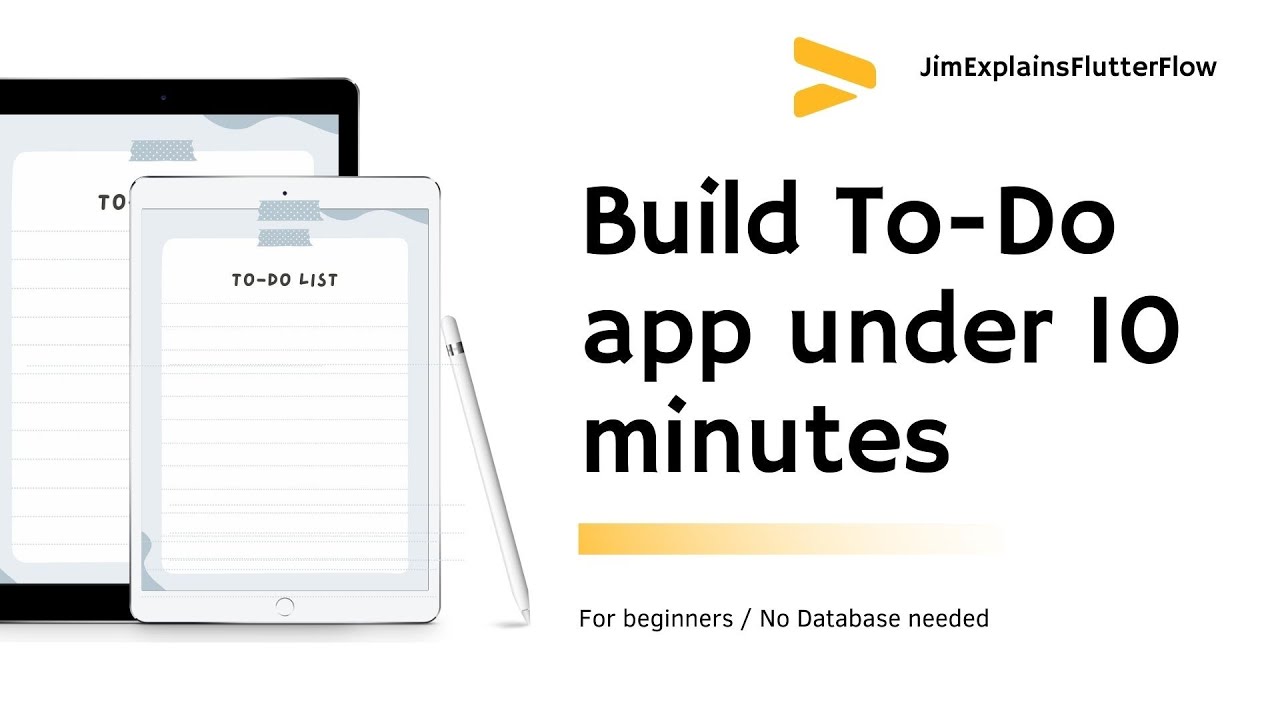 Create To-Do App Under 10 Minutes - FlutterFlow - YouTube
