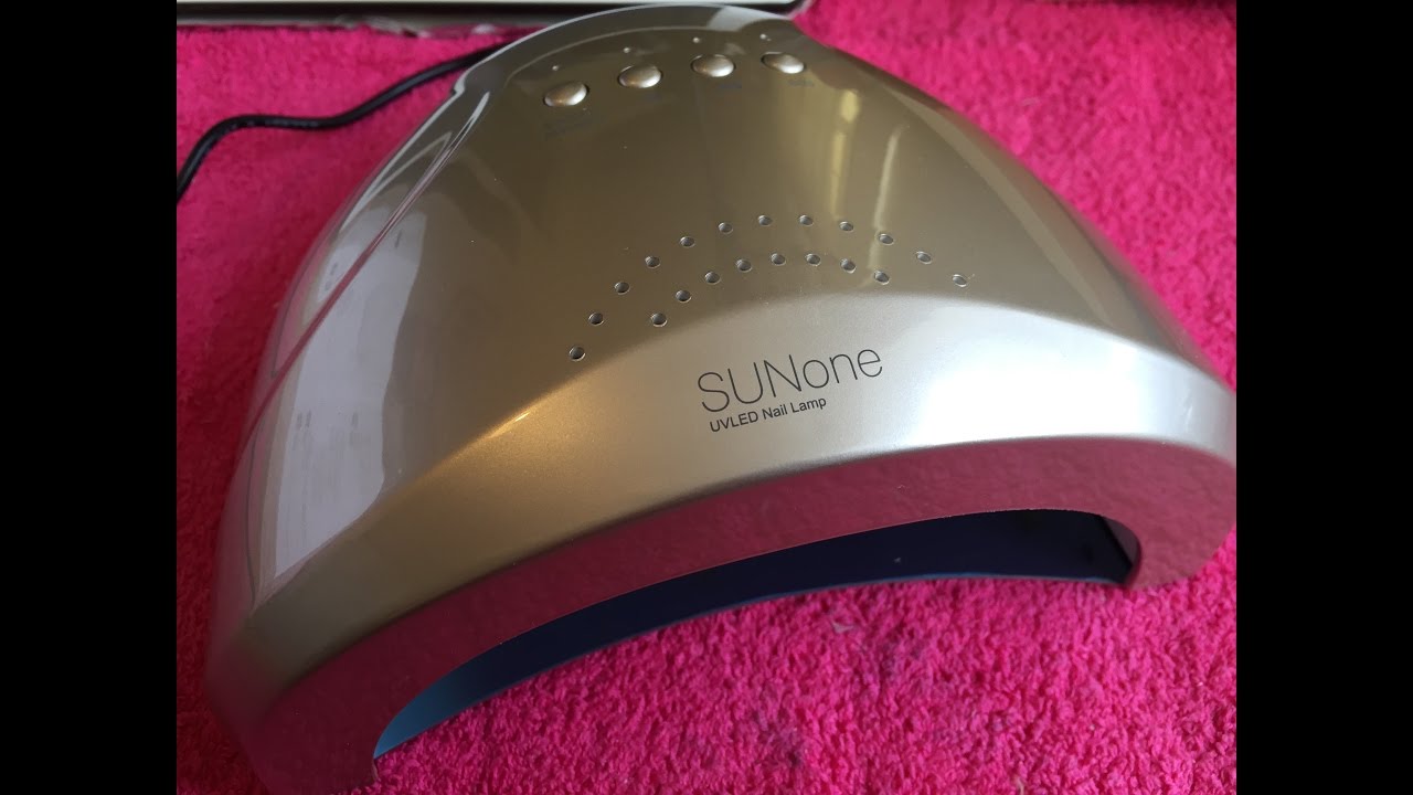 new SUNone led/UV lamp review - beautiful - YouTube