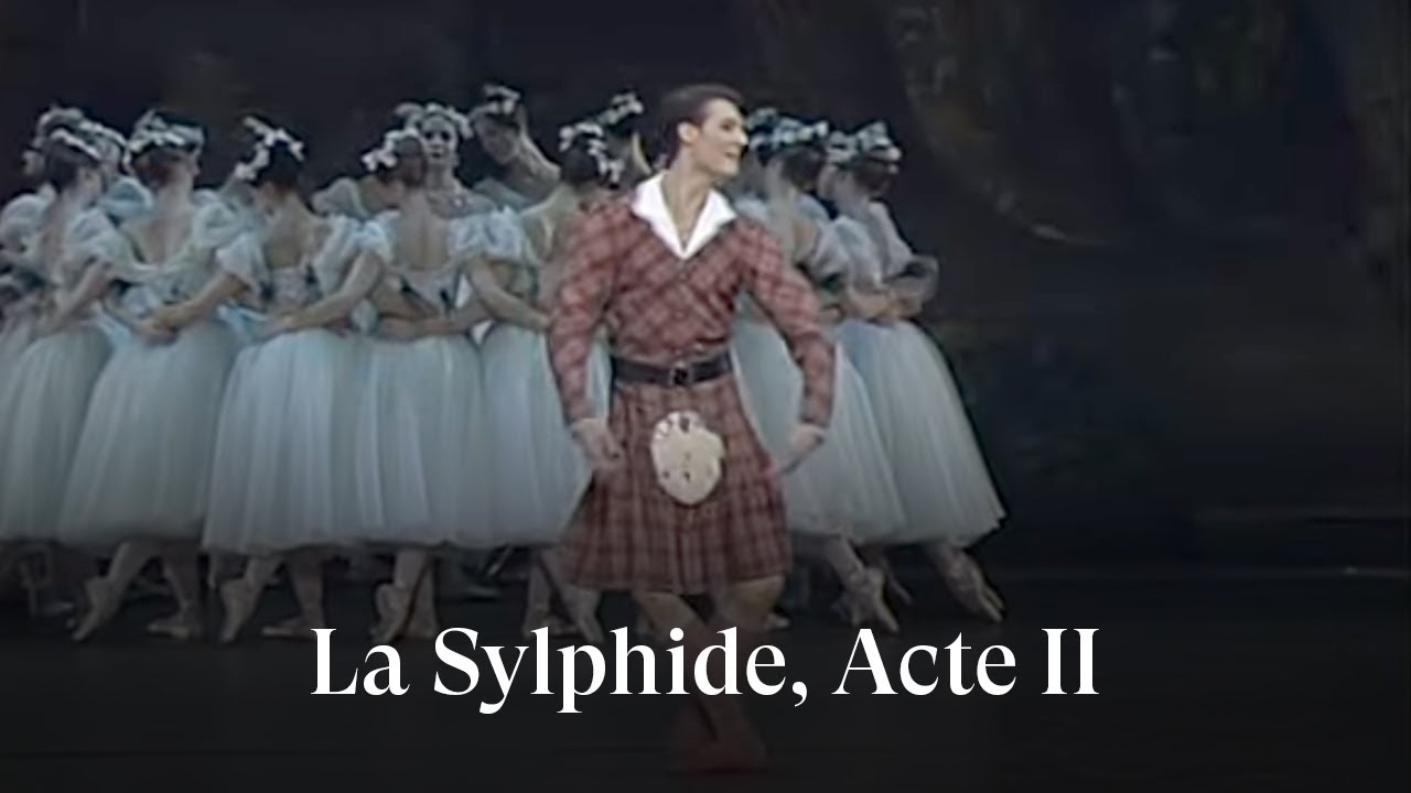 Concours externe 2023, candidats hommes - « La Sylphide » Acte II, 1ère variation de James - YouTube