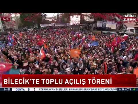 Cumhurbaşkanı Erdoğan Bilecik'te toplu açılış töreninde konuşuyor...