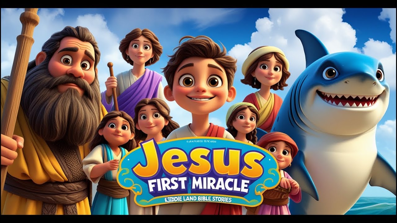 Jesus' First Miracle: Jesus turns water to wine #AnimatedBiblestories # ...